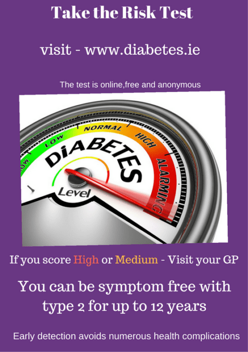Take the risk Test for the screening press release - Diabetes Ireland ...